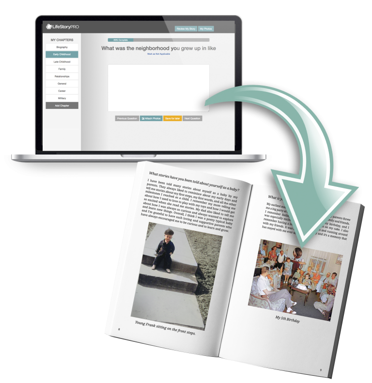 Write an autobiography and make a book of your life - StoryPRO